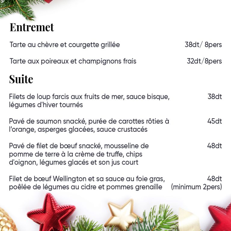 Les traiteurs qui font les menus du réveillon - On a mangé pour vous